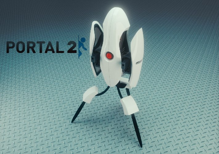 ArtStation - Portal 2: Laser turret