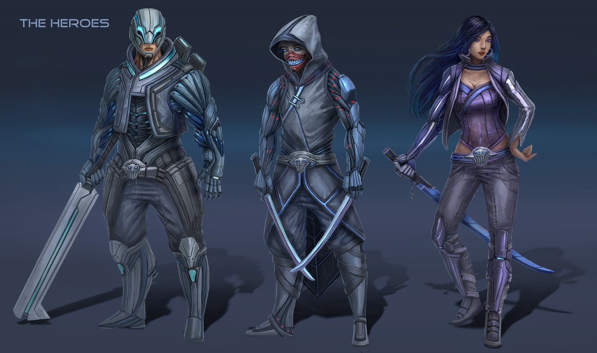 ArtStation - The heroes