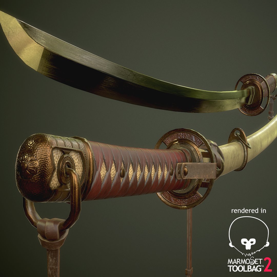 ArtStation - Japanese Sword