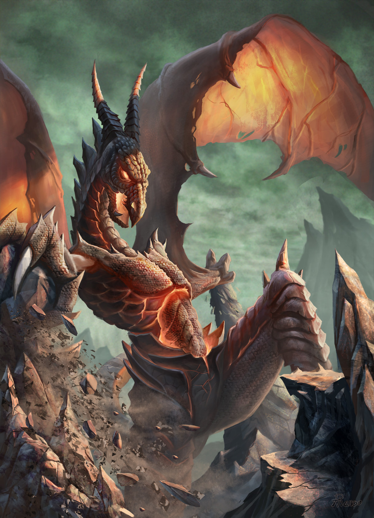 ArtStation - Dragon Destruction