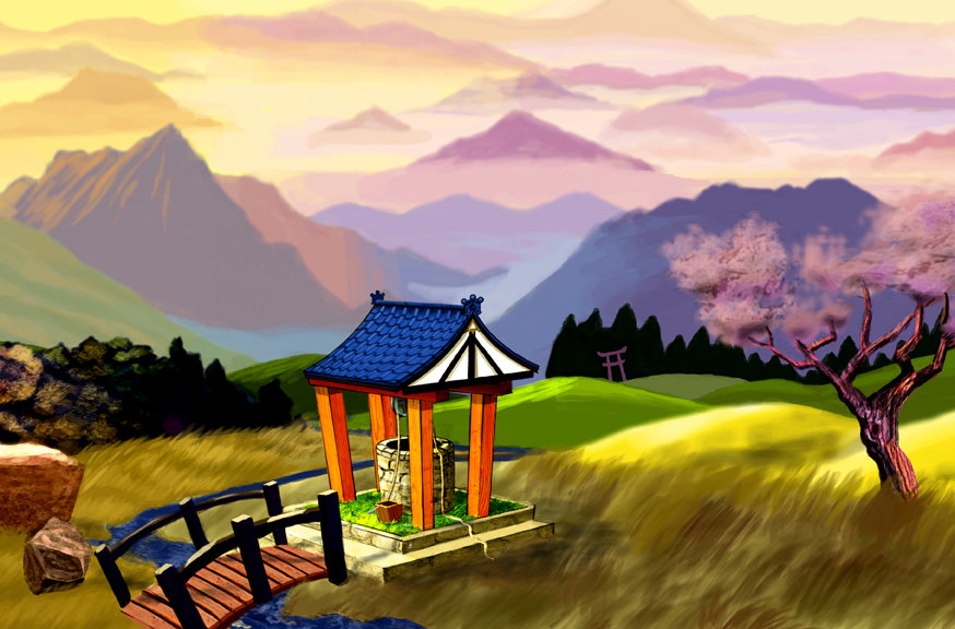 ArtStation - Japanese Well Design