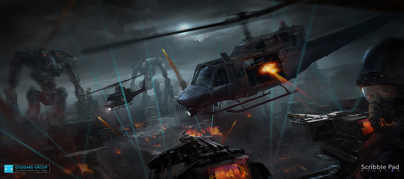 ArtStation - Terminator Attraction - Concept Design