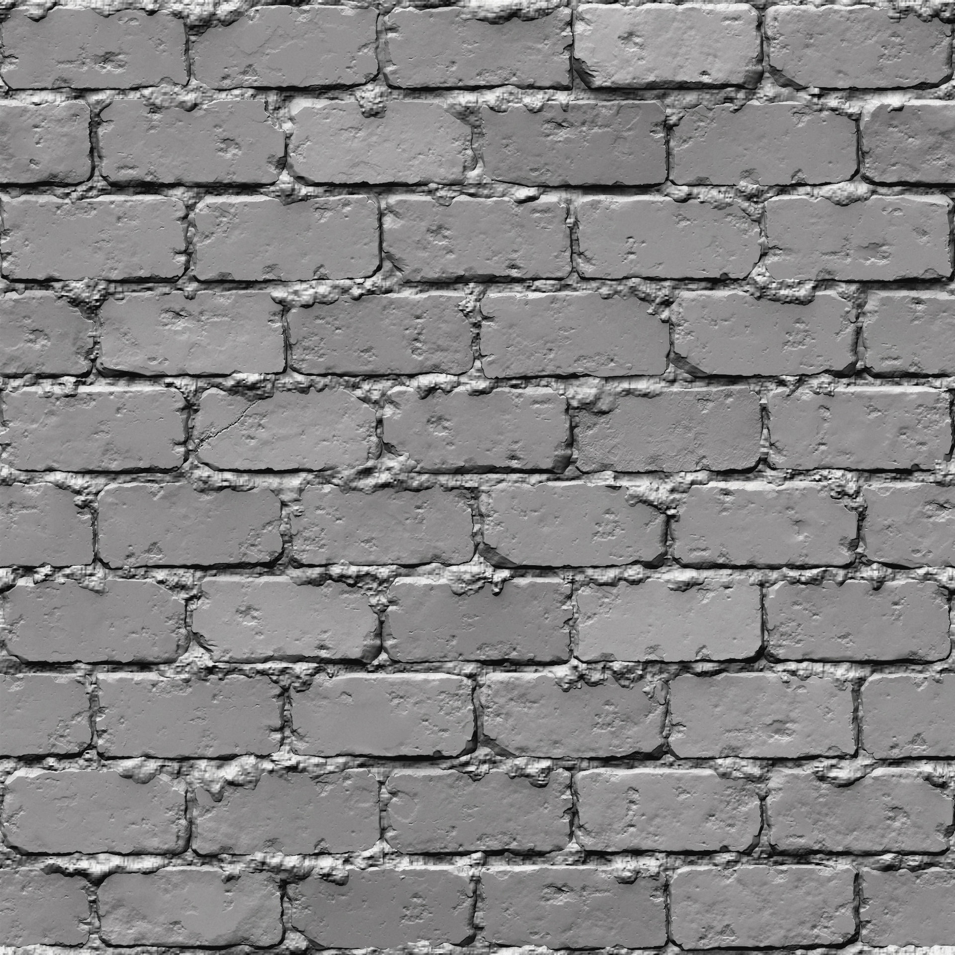 ArtStation - Tileable Brick Heavy Mortar