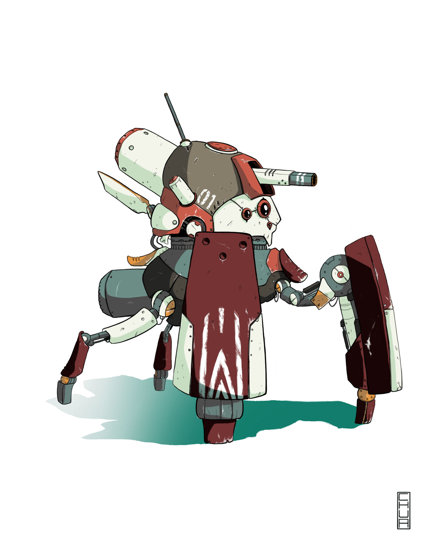 ArtStation - Walking Tank Concept