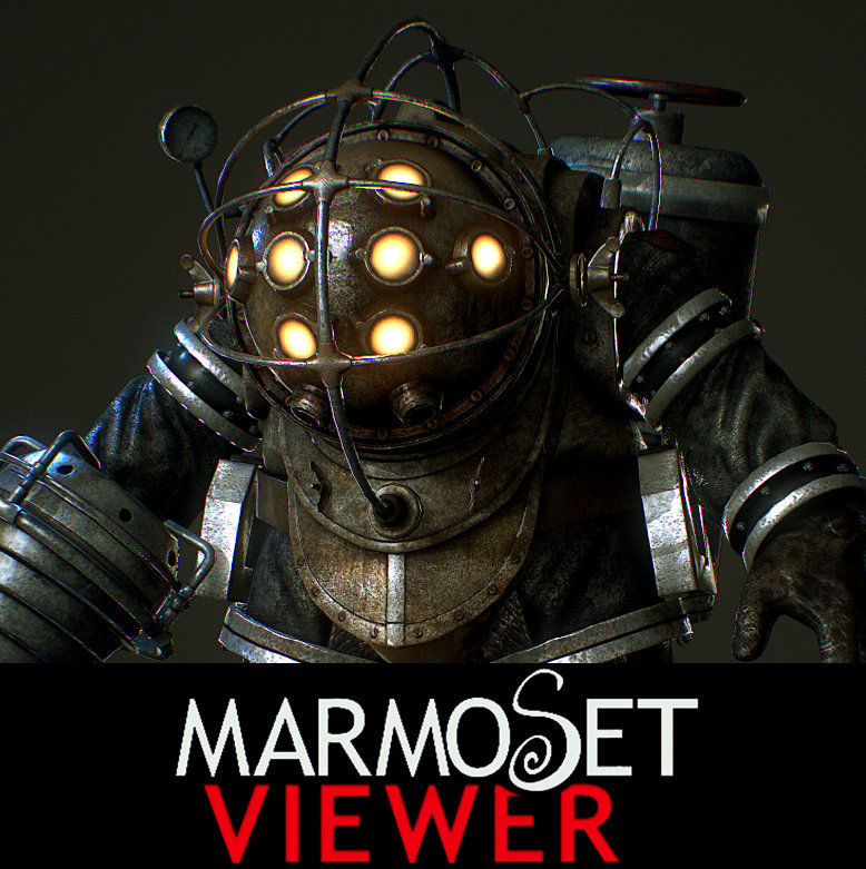 ArtStation - Marmoset Viewer FanArt - Bigdaddy(BioShock)