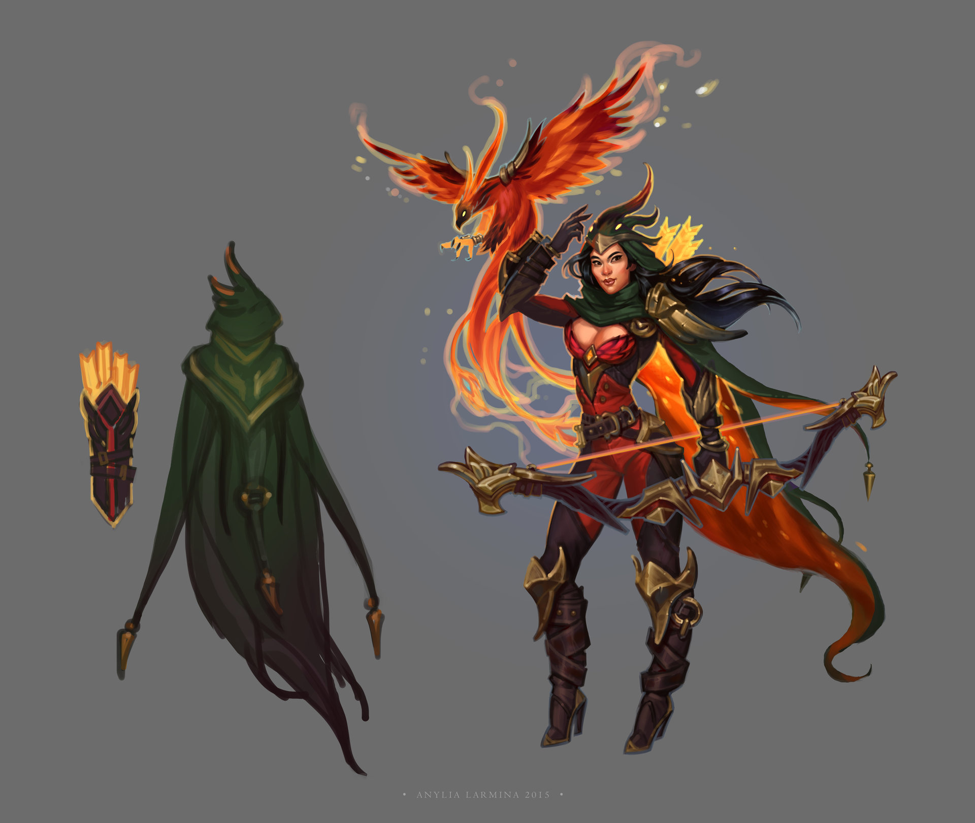 ArtStation - Phoenix Archer Concept