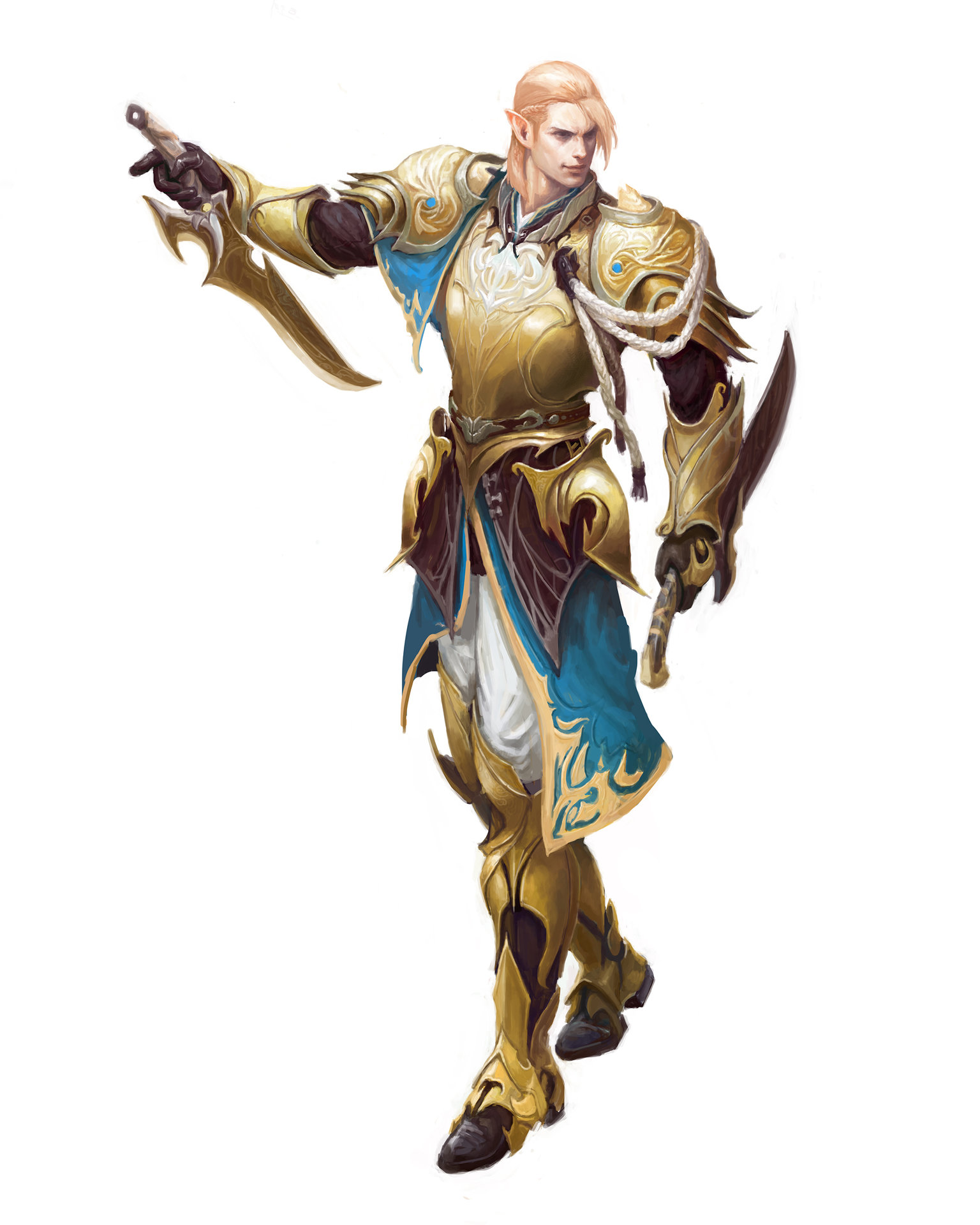 ArtStation - elf noble knight