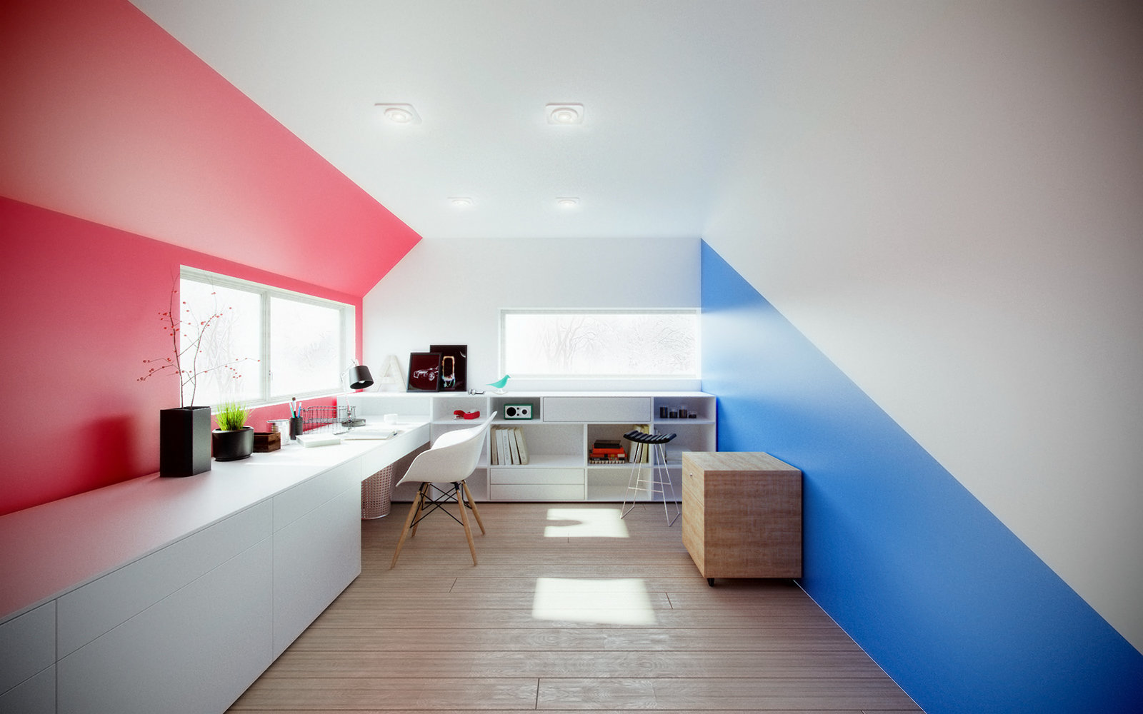 ArtStation - Simple House M - interior design