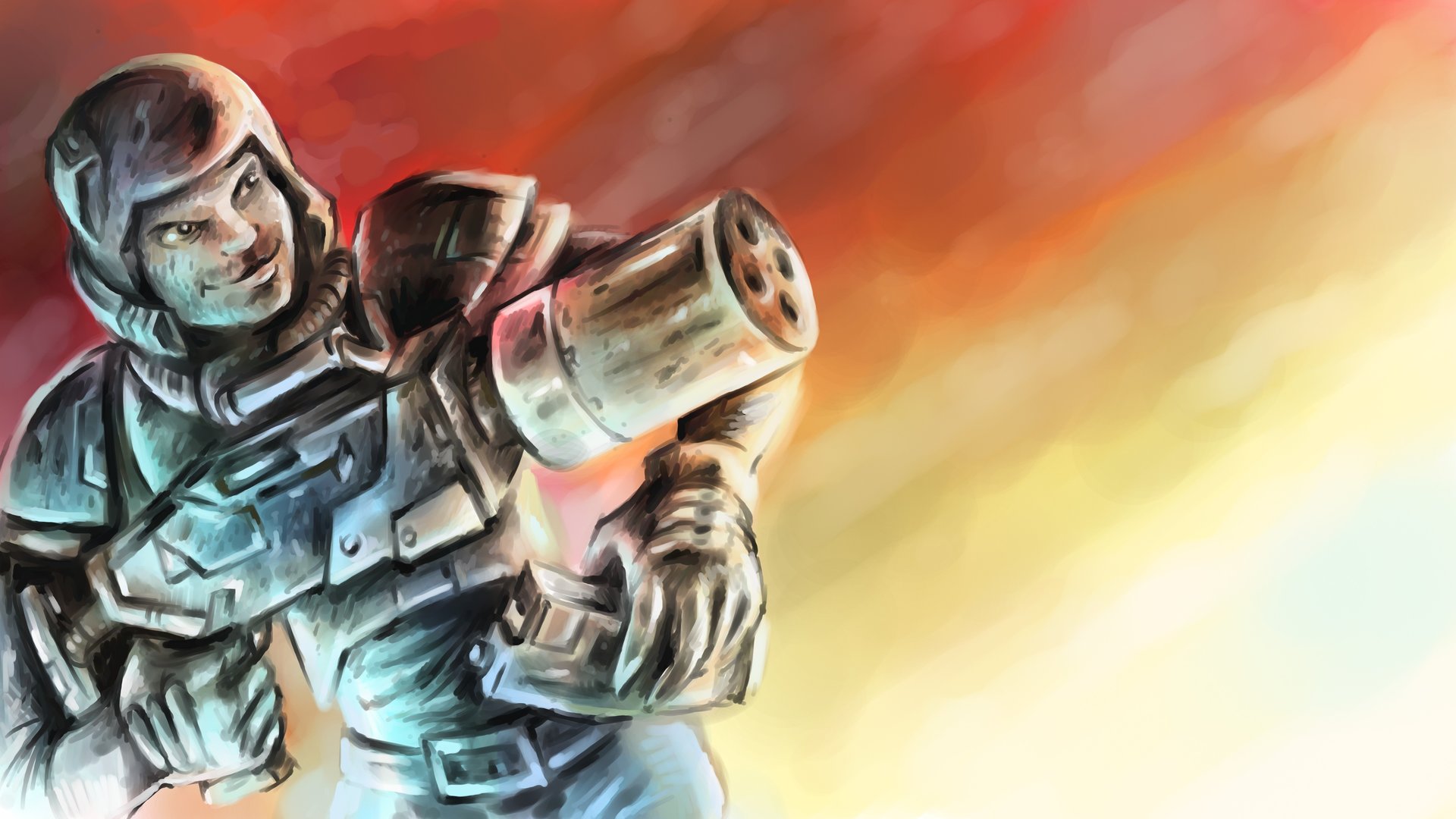 ArtStation - Serbian Quake guy