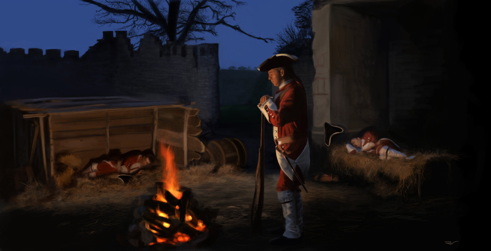 ArtStation - Barry by the Fire -study