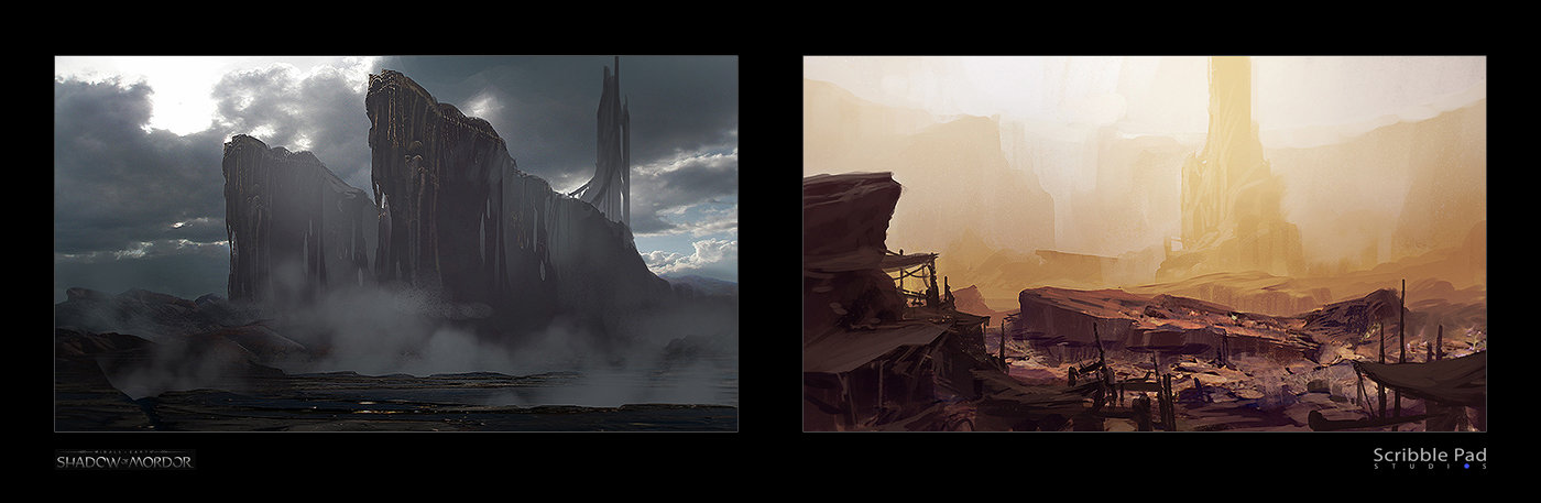 ArtStation - Middle-Earth: Shadow of Mordor - Thumbnail Sketches