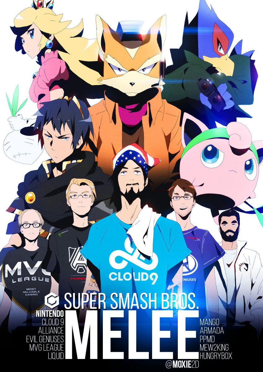 ArtStation - Super Smash Bros. Melee | The Gods of Melee