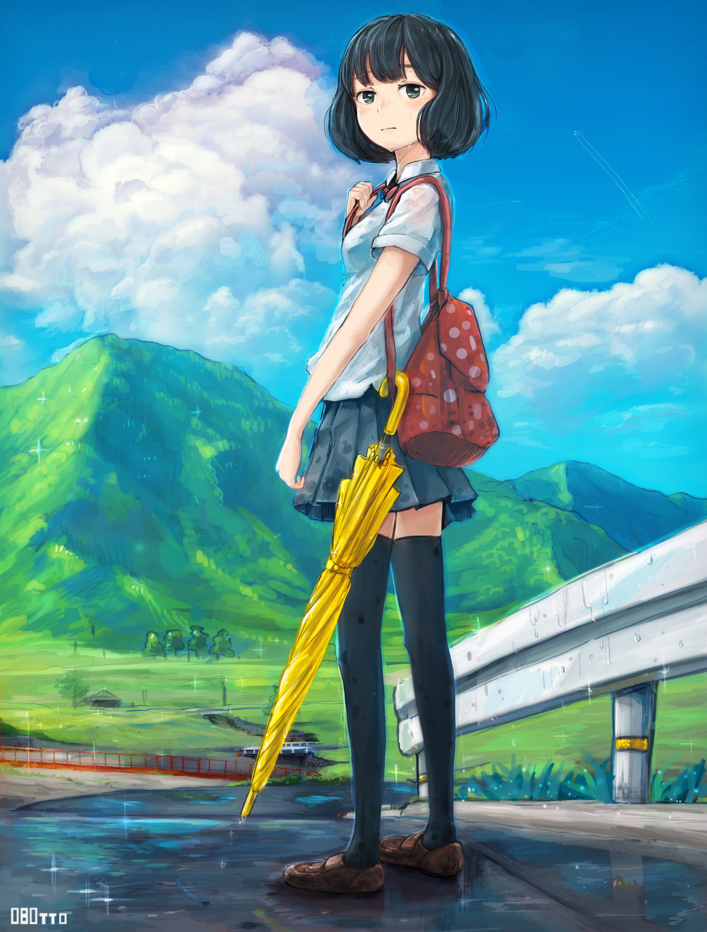 ArtStation - High school girl