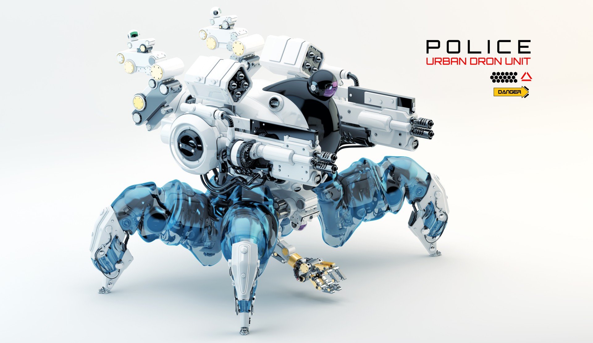 ArtStation - Police urban dron unit