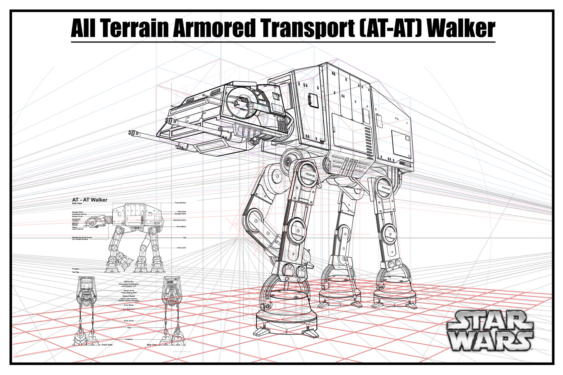 ArtStation - All Terrain Armored Transport (ATAT)
