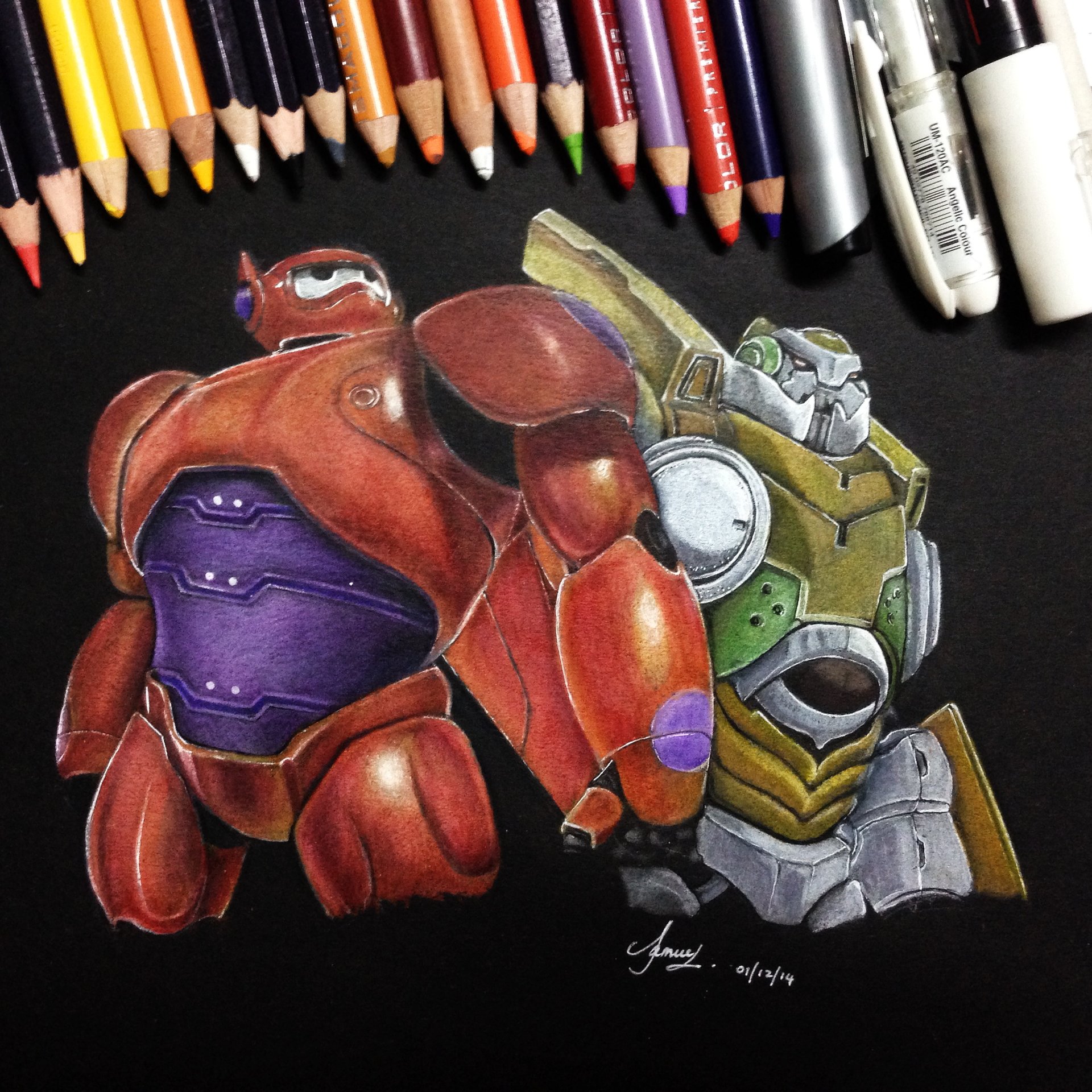 ArtStation - Baymax (disney vs marvel)