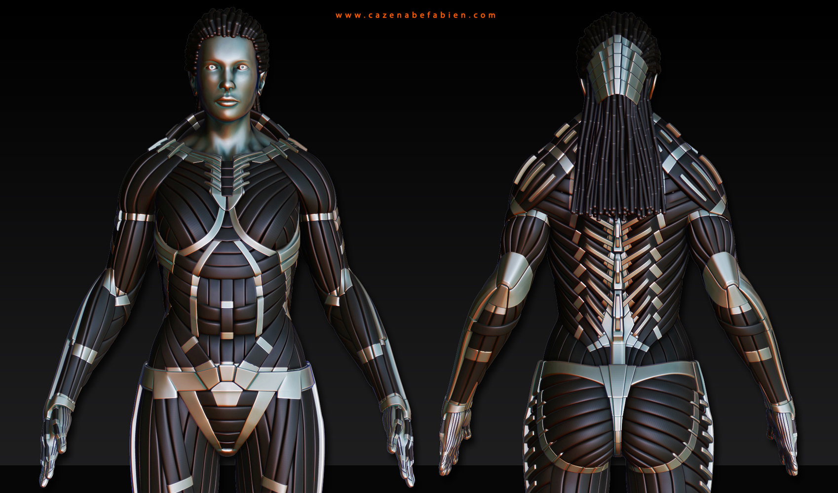 ArtStation - CyberSuit Woman