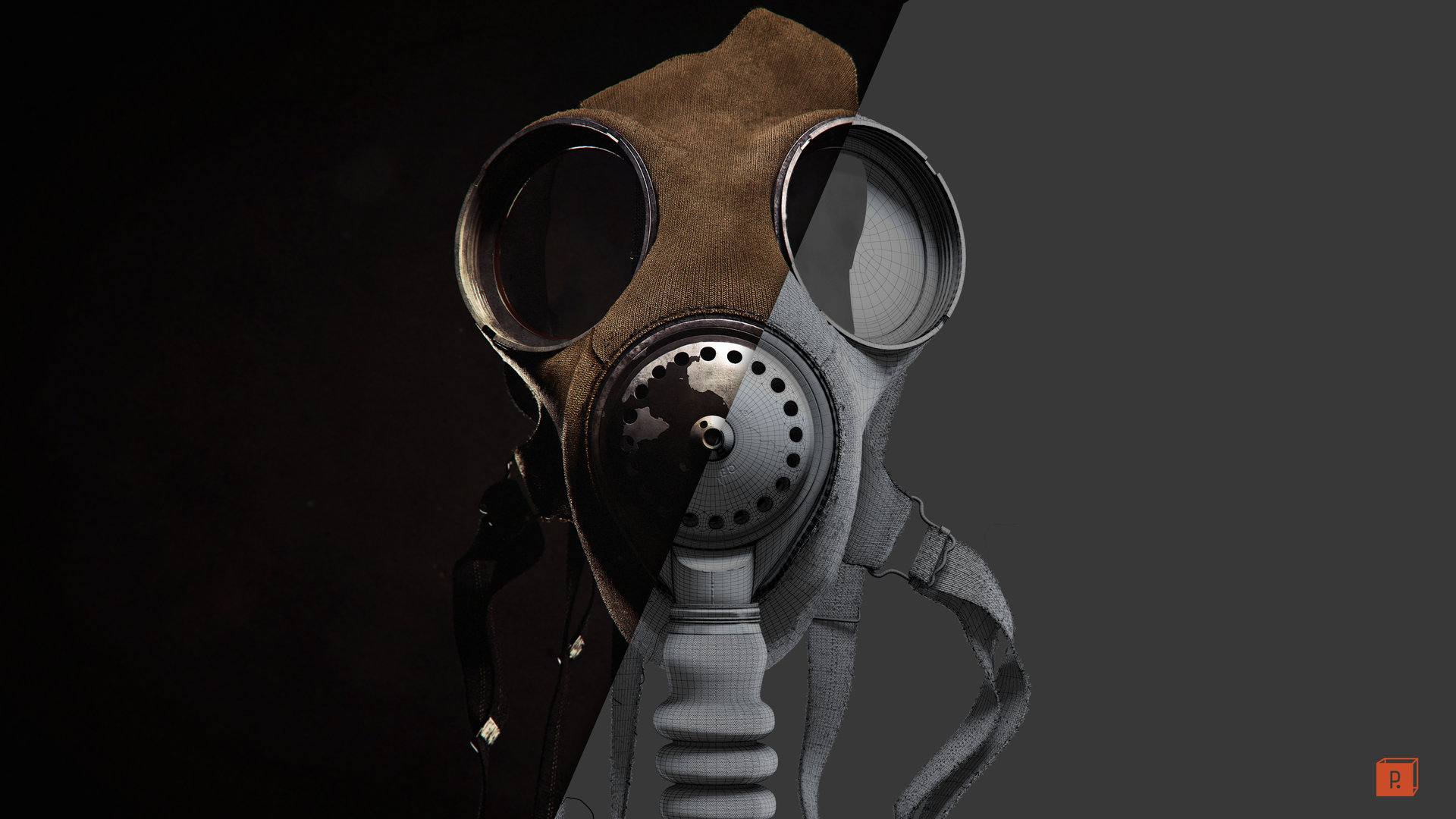 ArtStation - The Gas Mask + BREAKDOWN