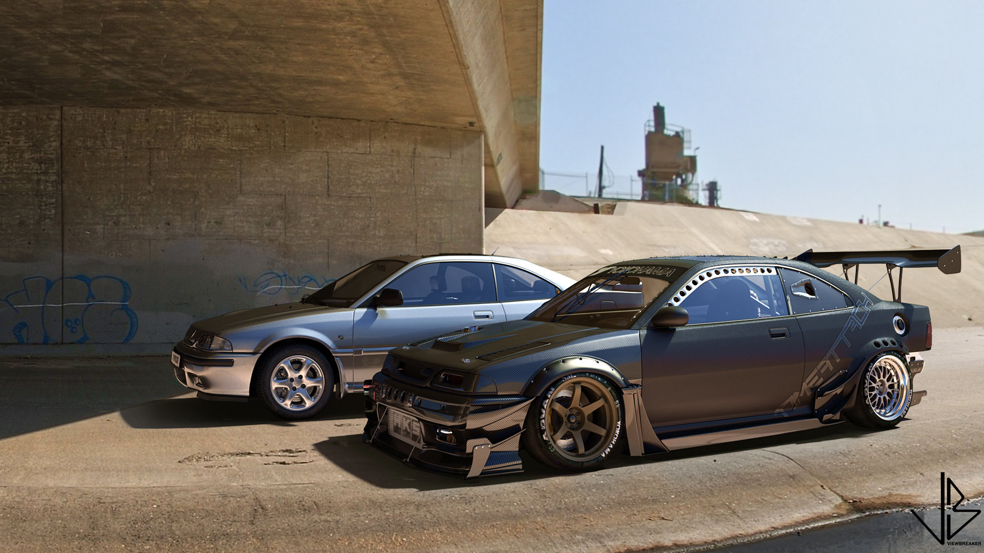 ArtStation - Stock Vs Time-Attack: Rover 220 Tomcat