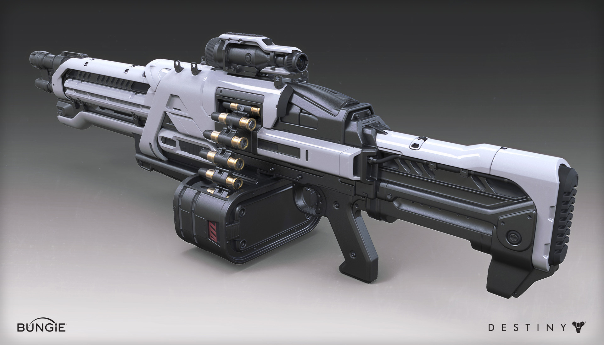 ArtStation - Destiny - House of Wolves - Machine Gun