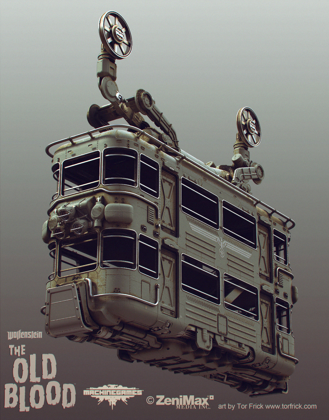 ArtStation - Wolfenstein: Old Blood Cablecar