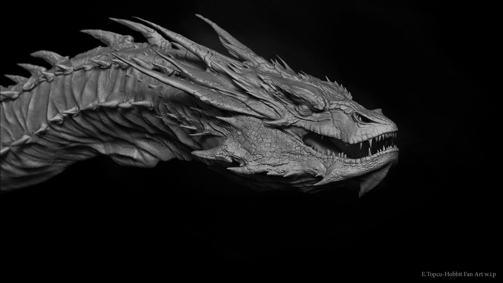 ArtStation - Smaug Fan Art