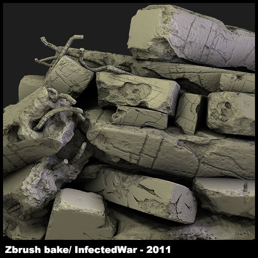 ArtStation - Zbrush highpoly bake - 2011