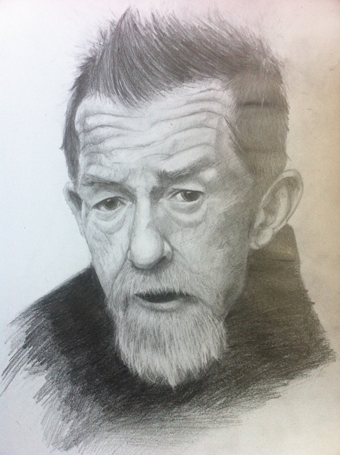 ArtStation - Old man sketch