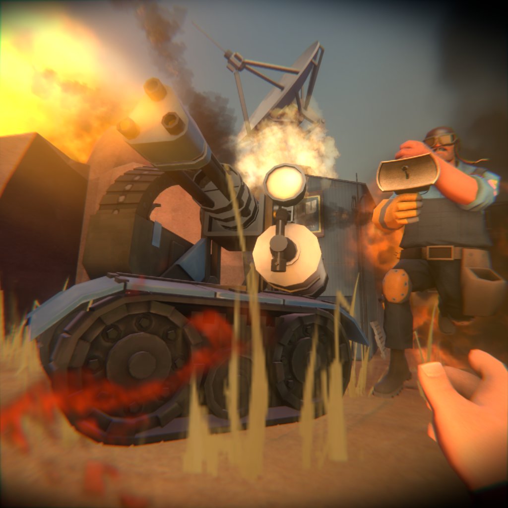 ArtStation - Mobile Sentry Gun (TF2 - Steam Workshop)