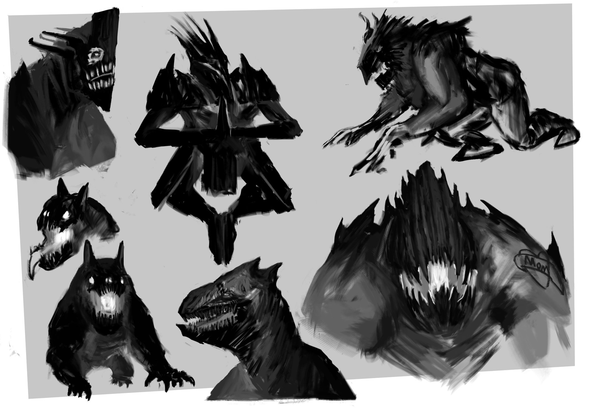 ArtStation - Black Sketches
