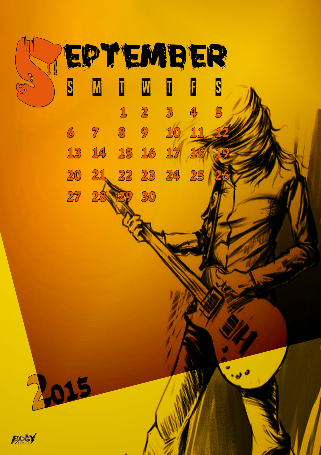 ArtStation - Calender Design for September