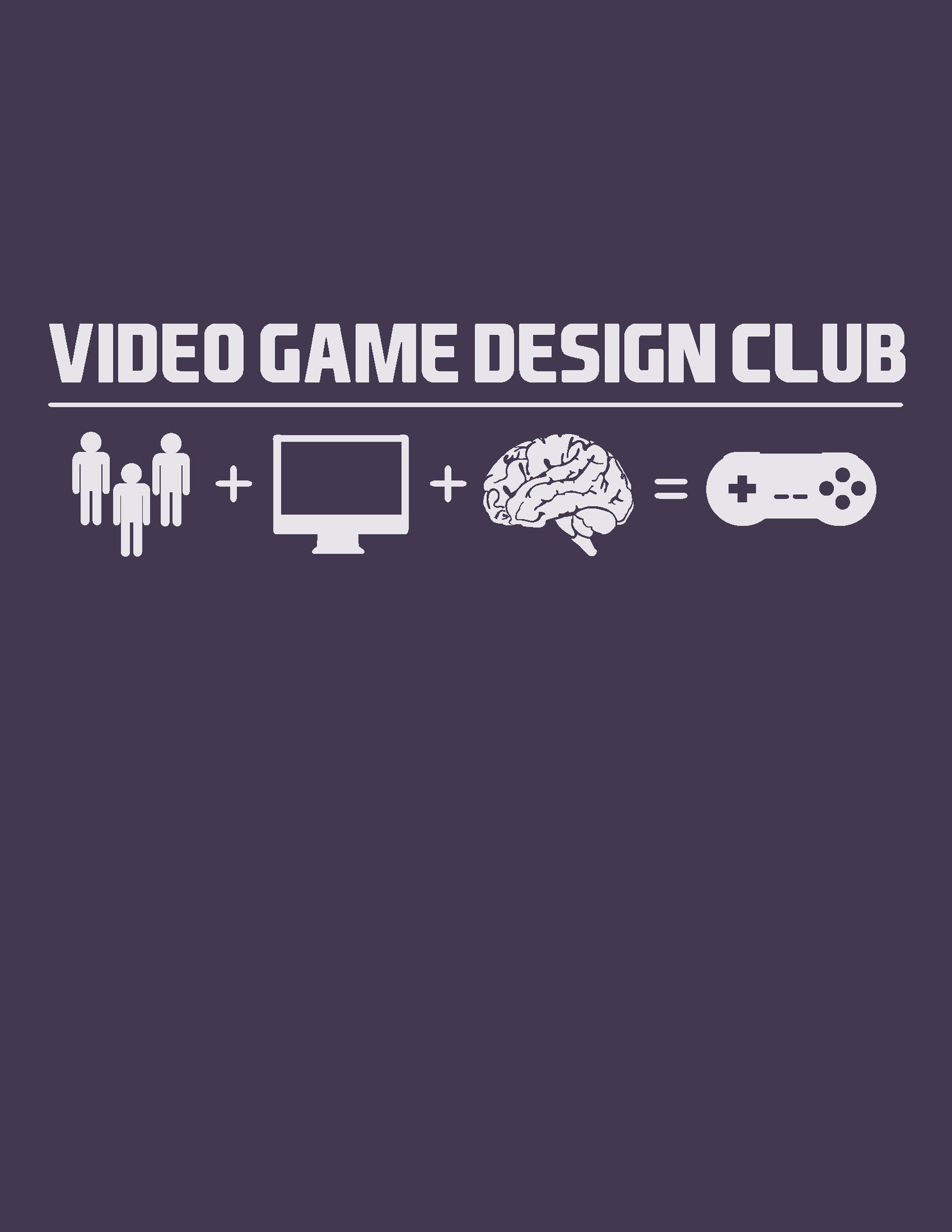 ArtStation - Video Game Design Club T-Shirt Design