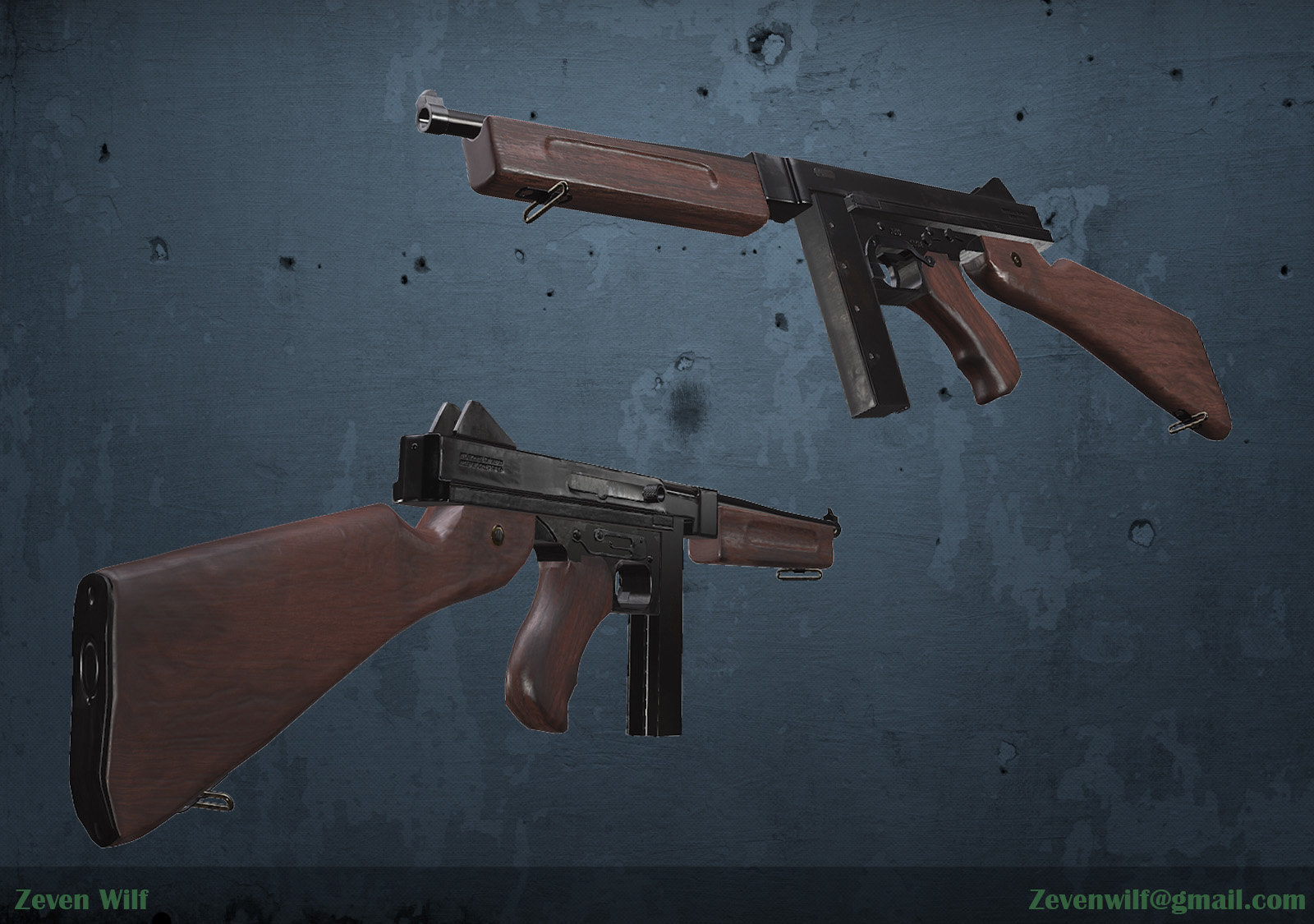 ArtStation - Thompson SMG