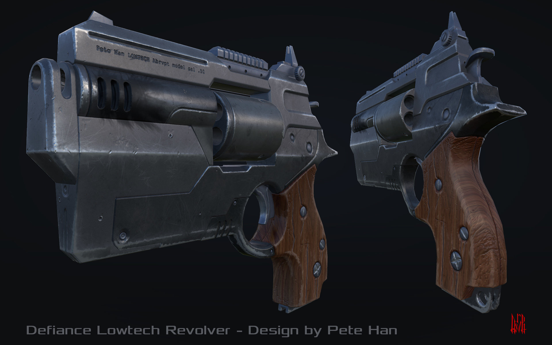 ArtStation - Defiance Lowtech Revolver