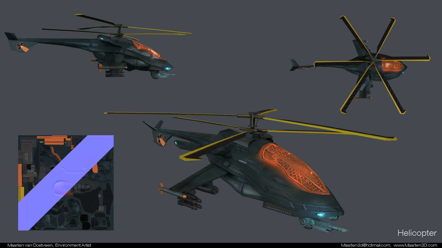 ArtStation - Helicopter