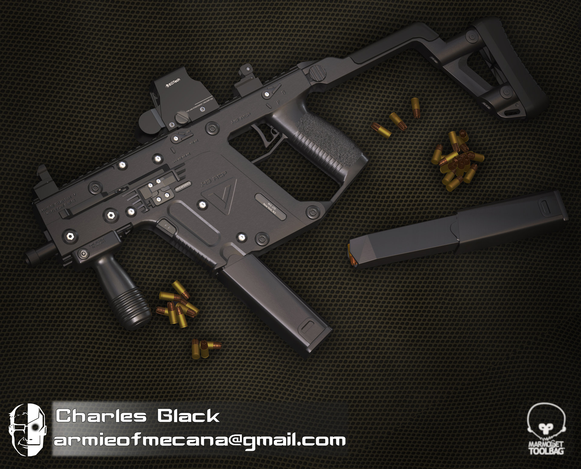 ArtStation - Kriss Vector .45 SMG