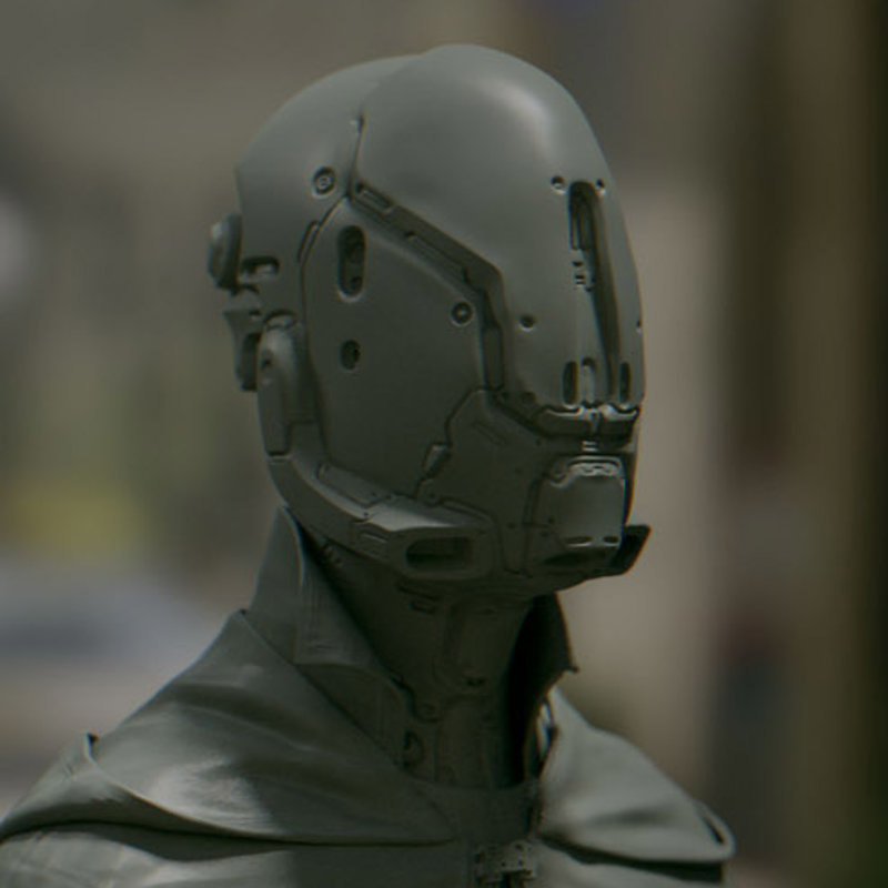 ArtStation - Mech in robes -more views, Daniel Bystedt