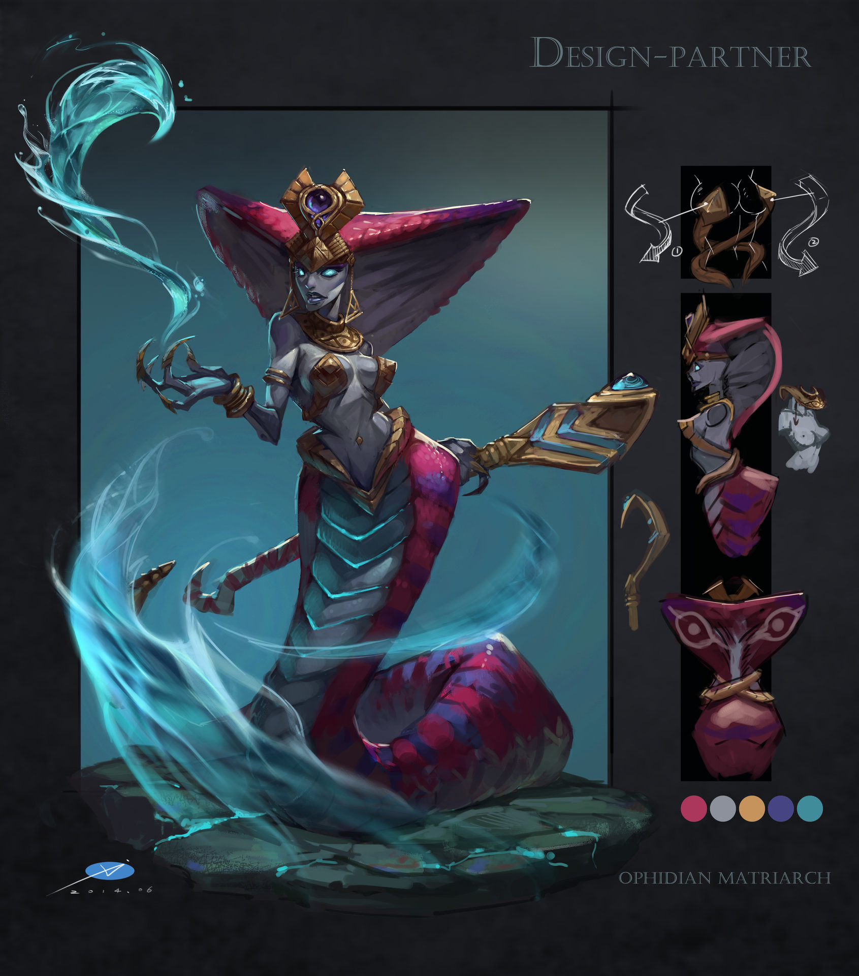 ArtStation - Ophidian matriarch