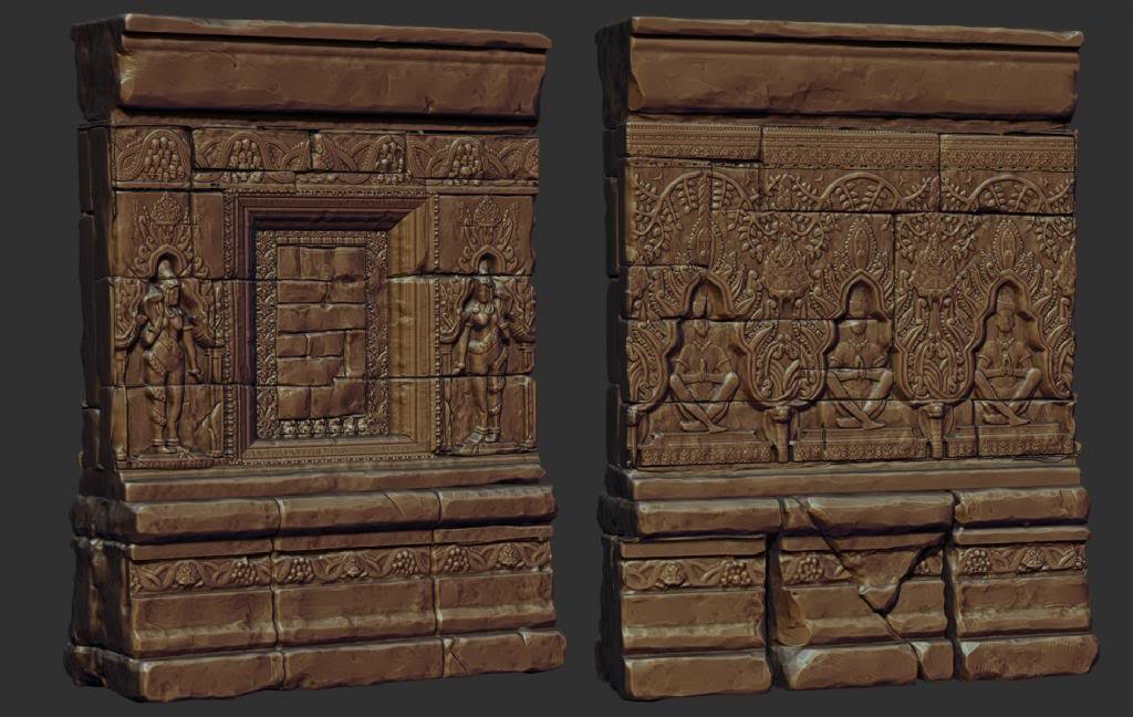 ArtStation - Random Ruin Sculpture Practice