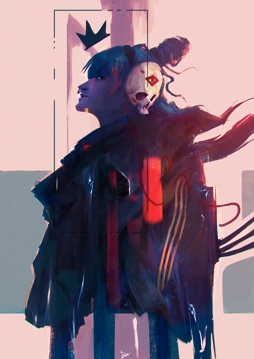 ArtStation - alien punk boy