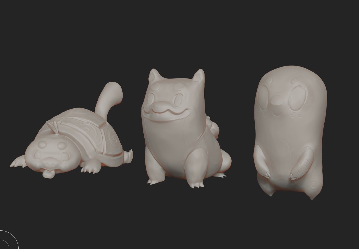 ArtStation - Starter Pack Pokemon