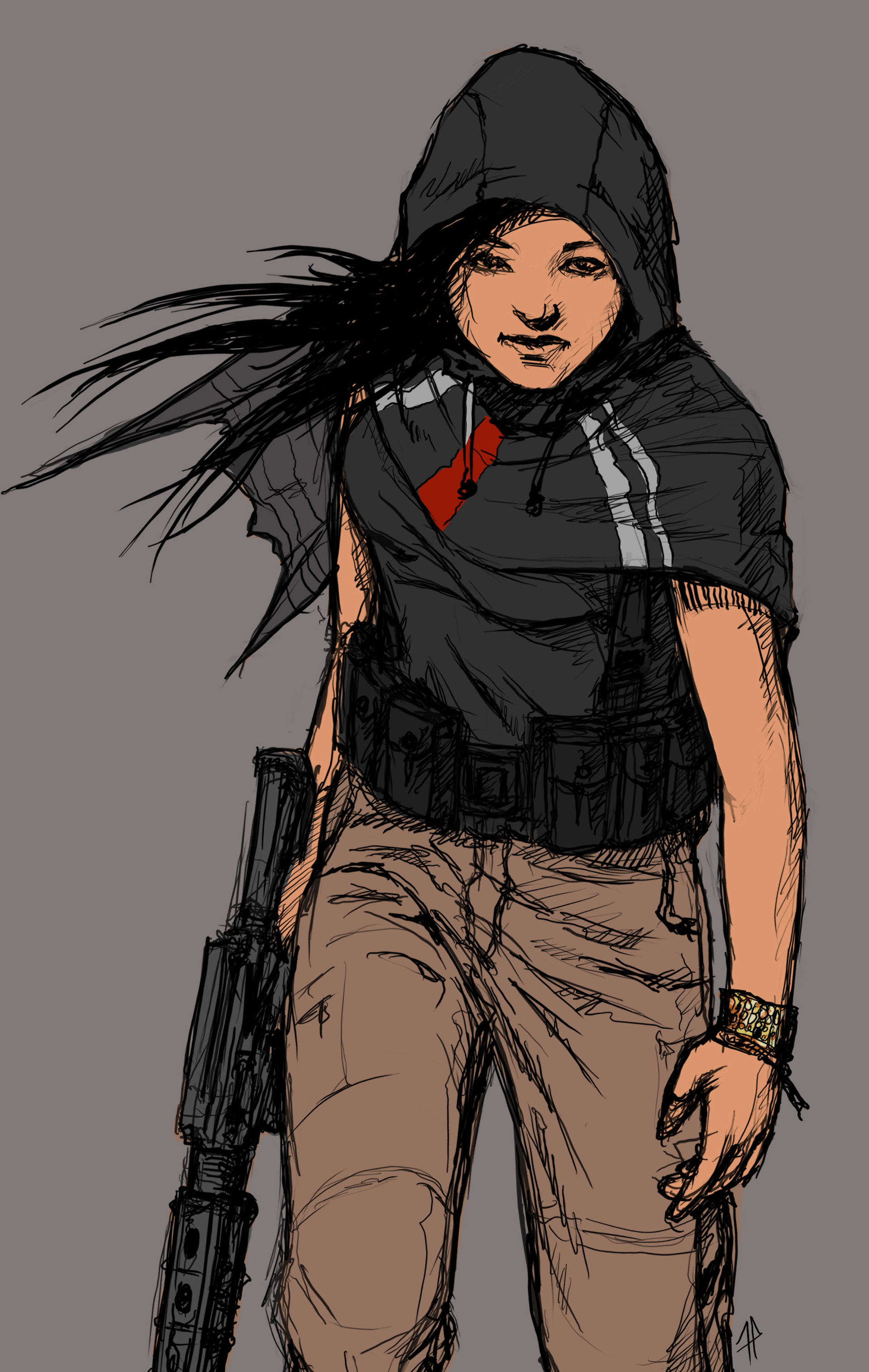 ArtStation - Rebel Girl