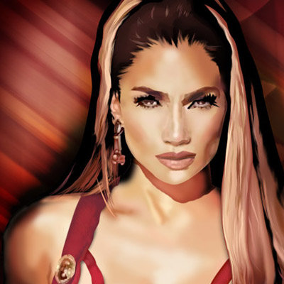 ArtStation - Jennifer Lopez (digital painting) by K. Fairbanks