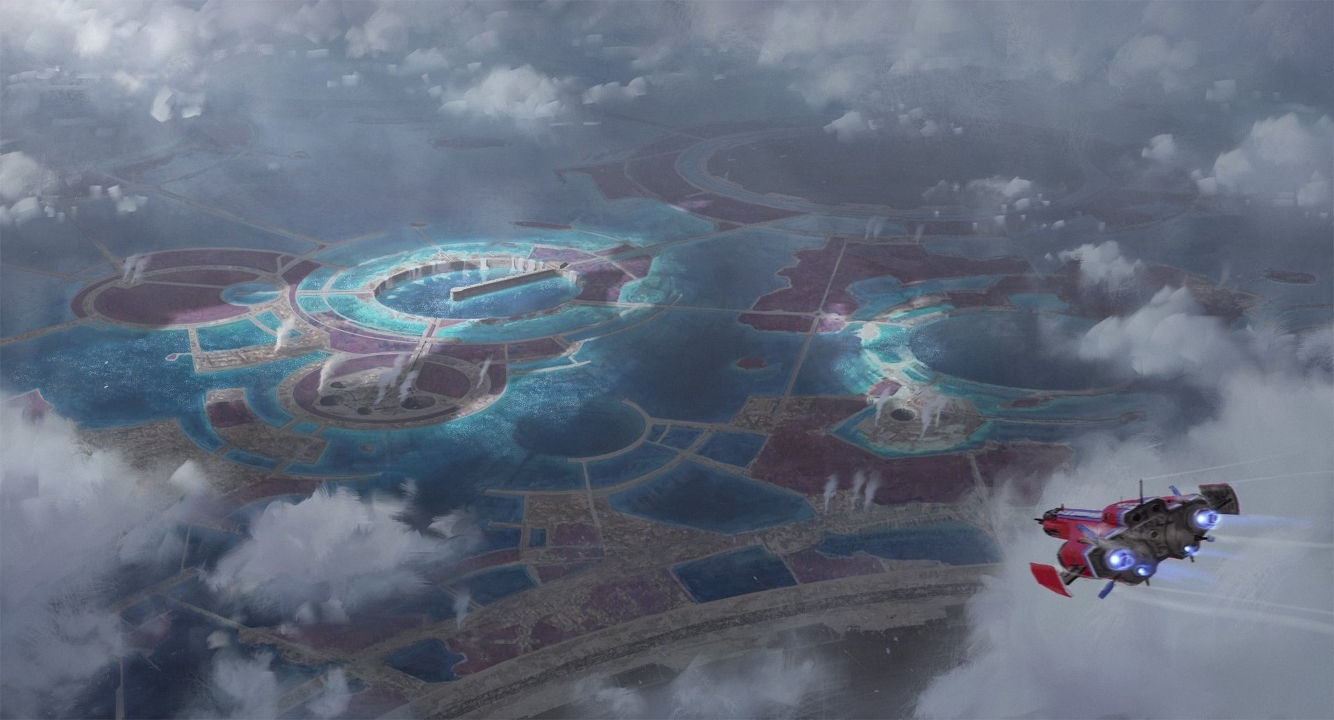 ArtStation - Hyperia Prime - Imperial Palace District