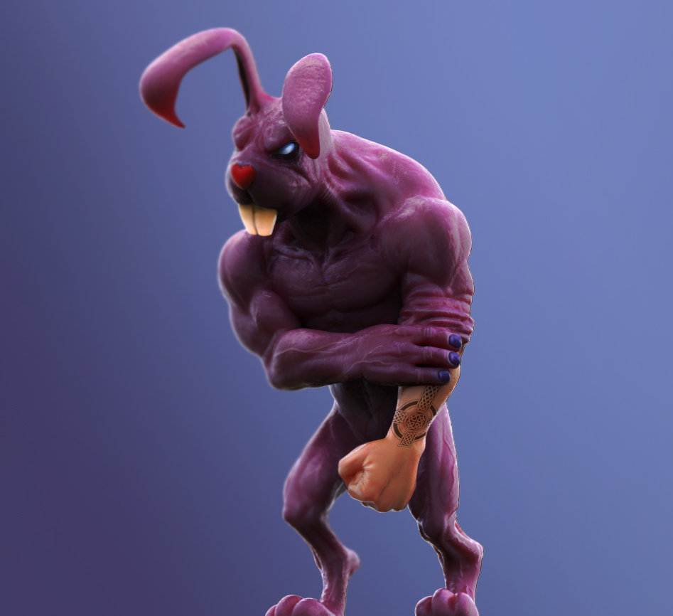 ArtStation - rabbit fighter