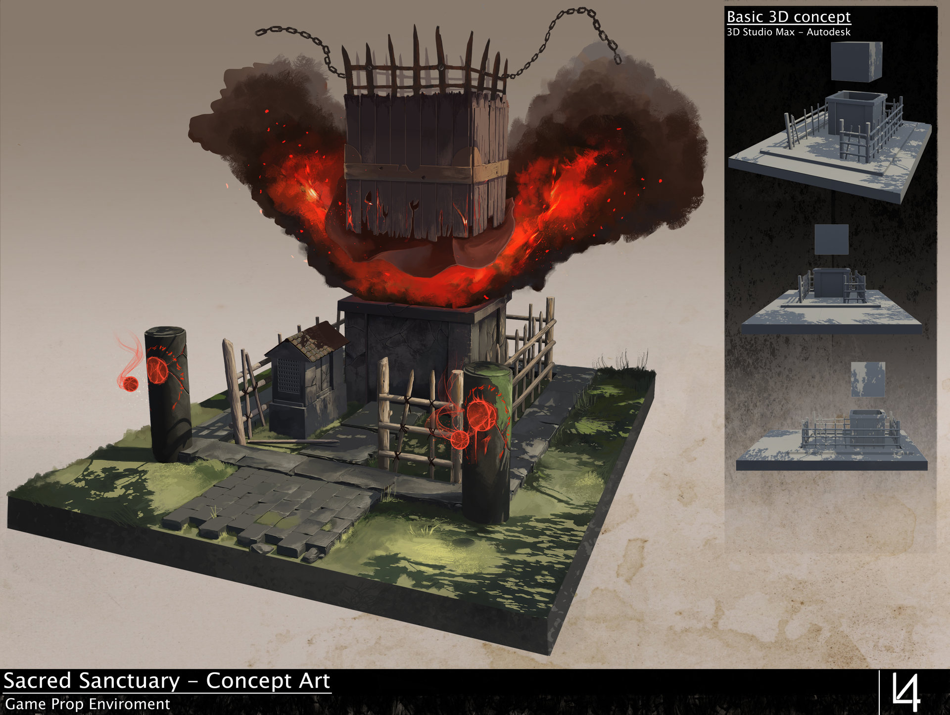 ArtStation - Burning Altar