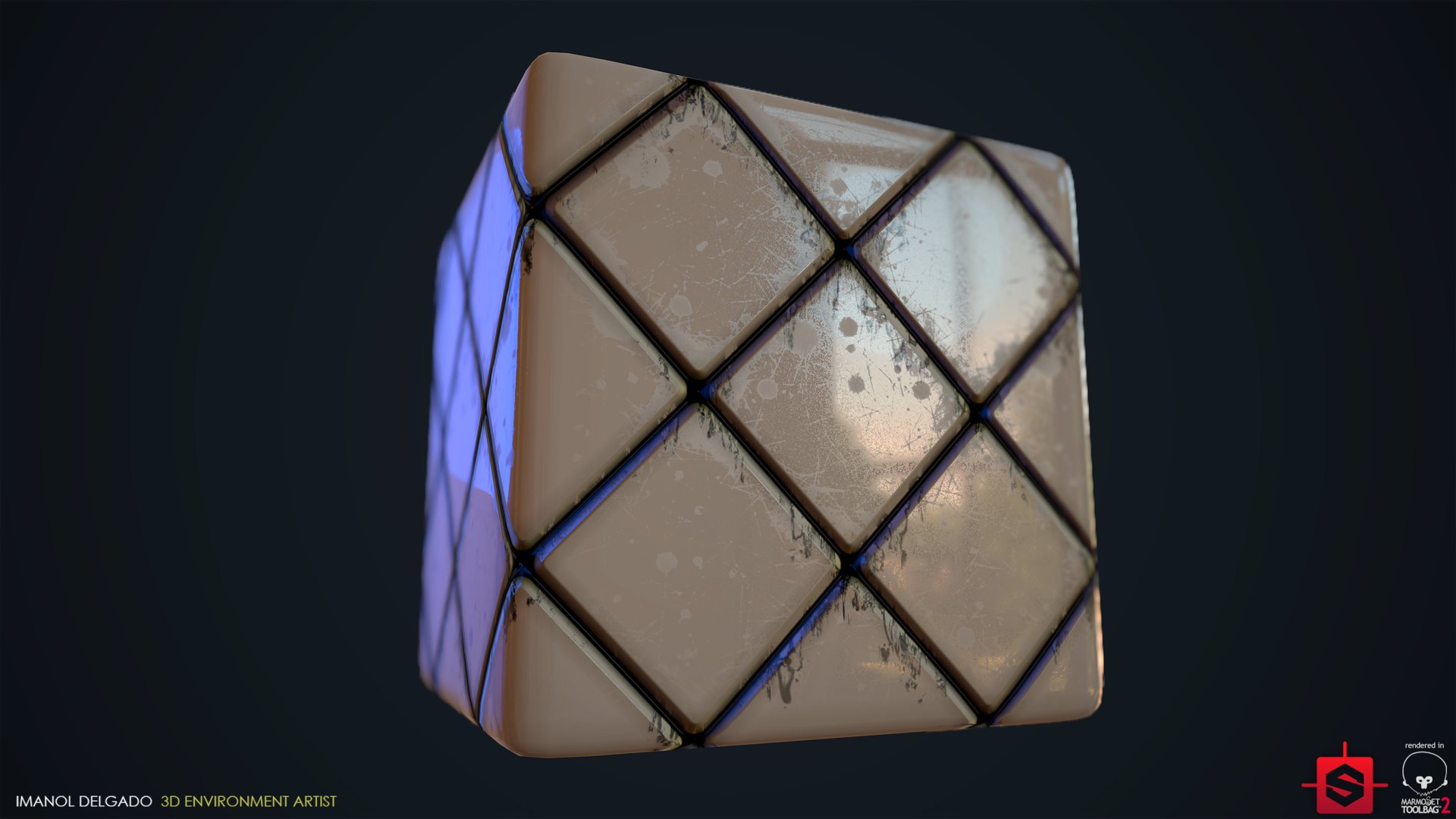 ArtStation - Substance Designer - Metro material