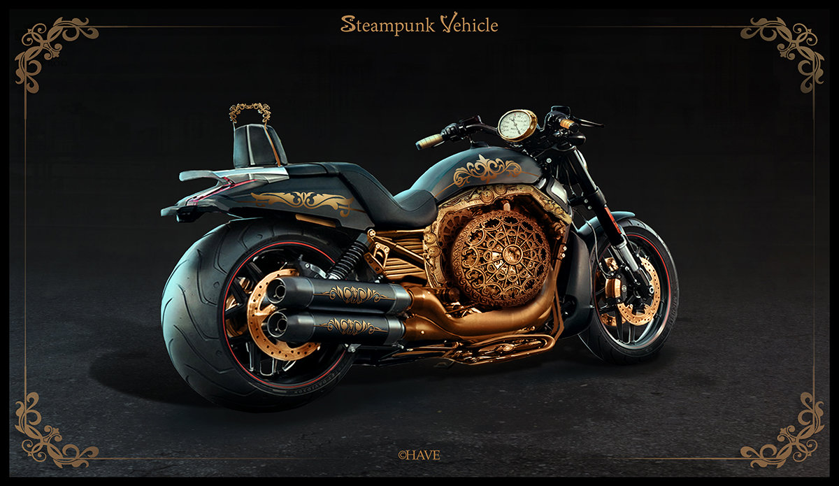 ArtStation - Steampunk Vehicle