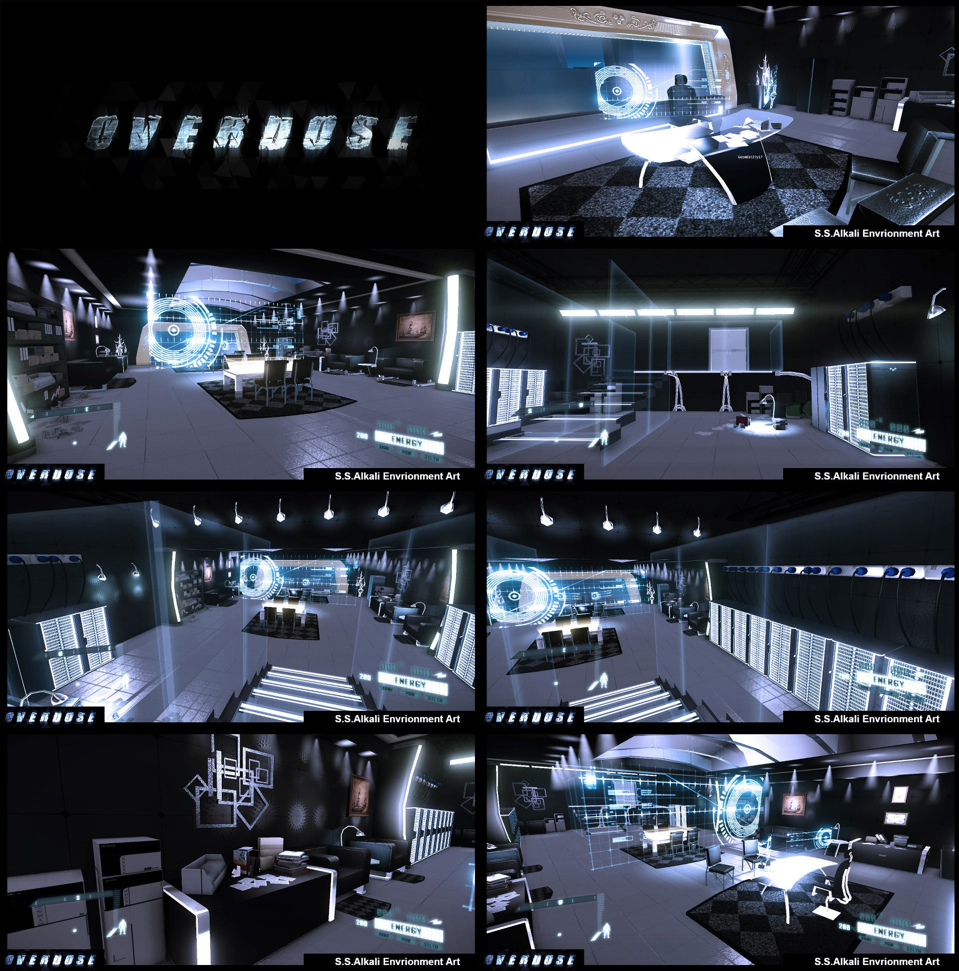 ArtStation - Overdose Game Environment