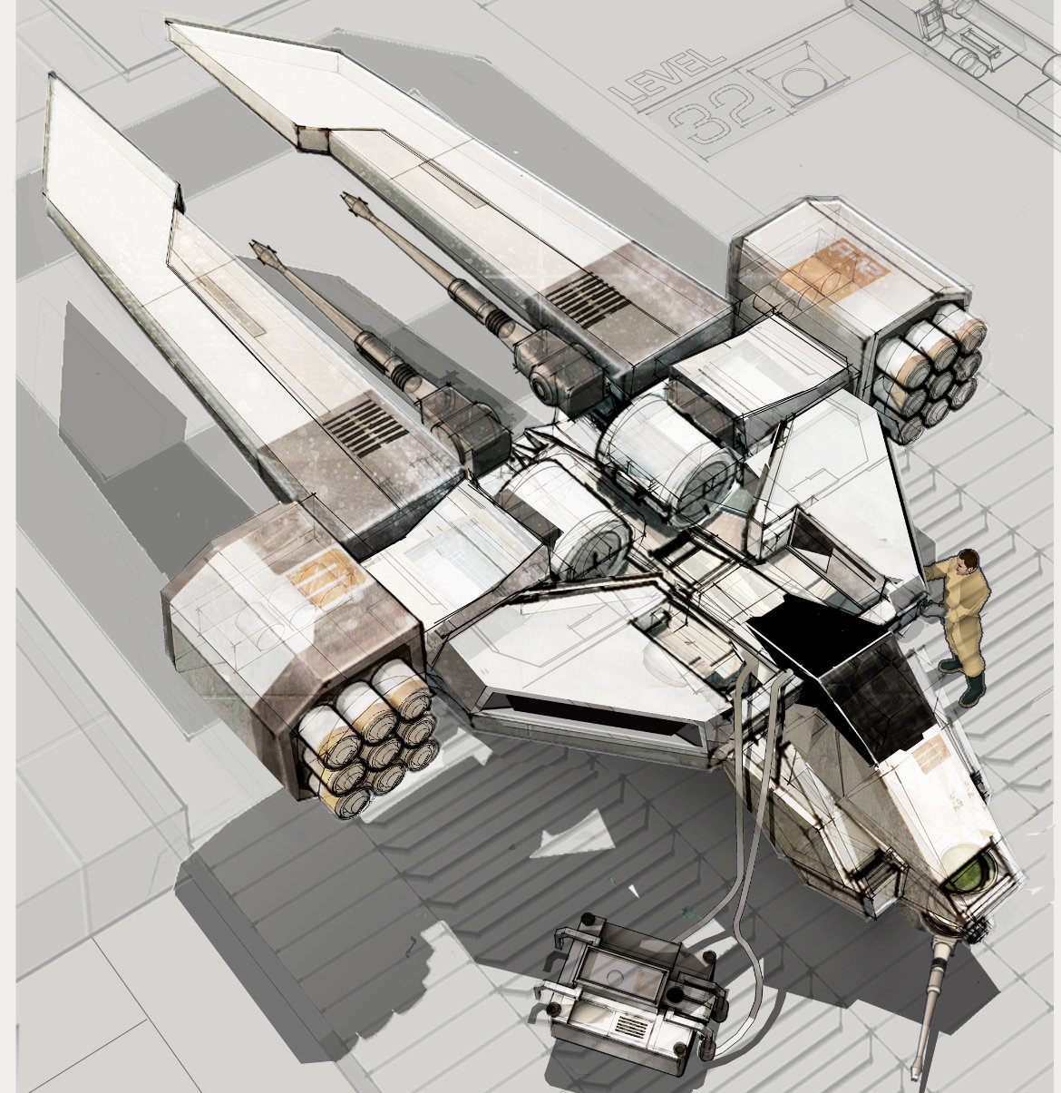 ArtStation - Fighter ship